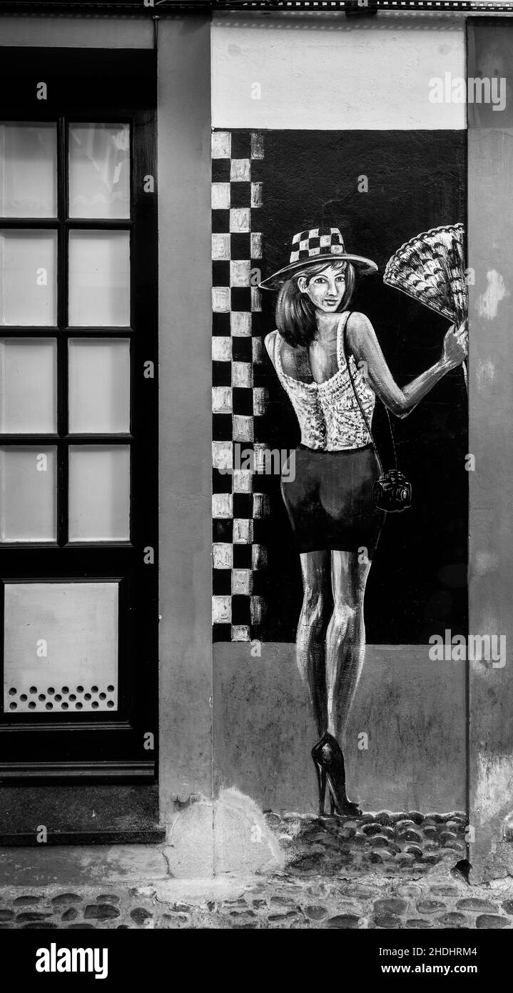 woman, painting, mural, female, ladies, lady, women, drawing, murals ...