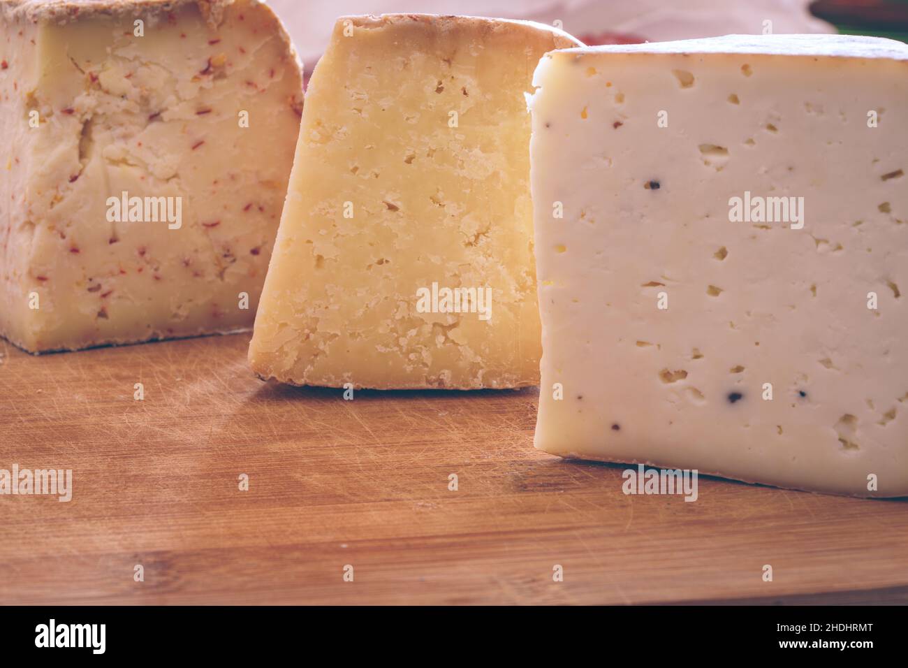 Three cheeses hi-res stock photography and images - Alamy