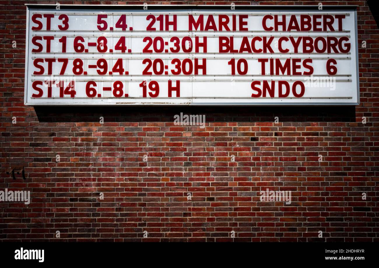 scoreboard, dancing center, scoreboards Stock Photo - Alamy