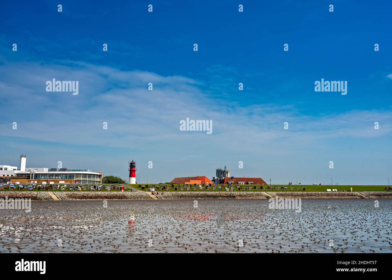 lighthouse, wadden sea, büsum, lighthouses, wadden seas, büsums Stock ...