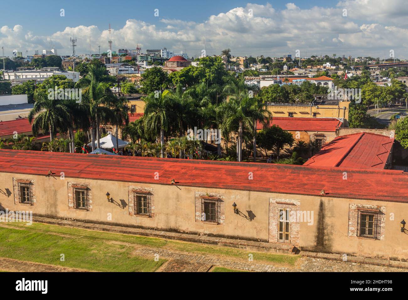 Dominican republic town plaza hi-res stock photography and images - Alamy