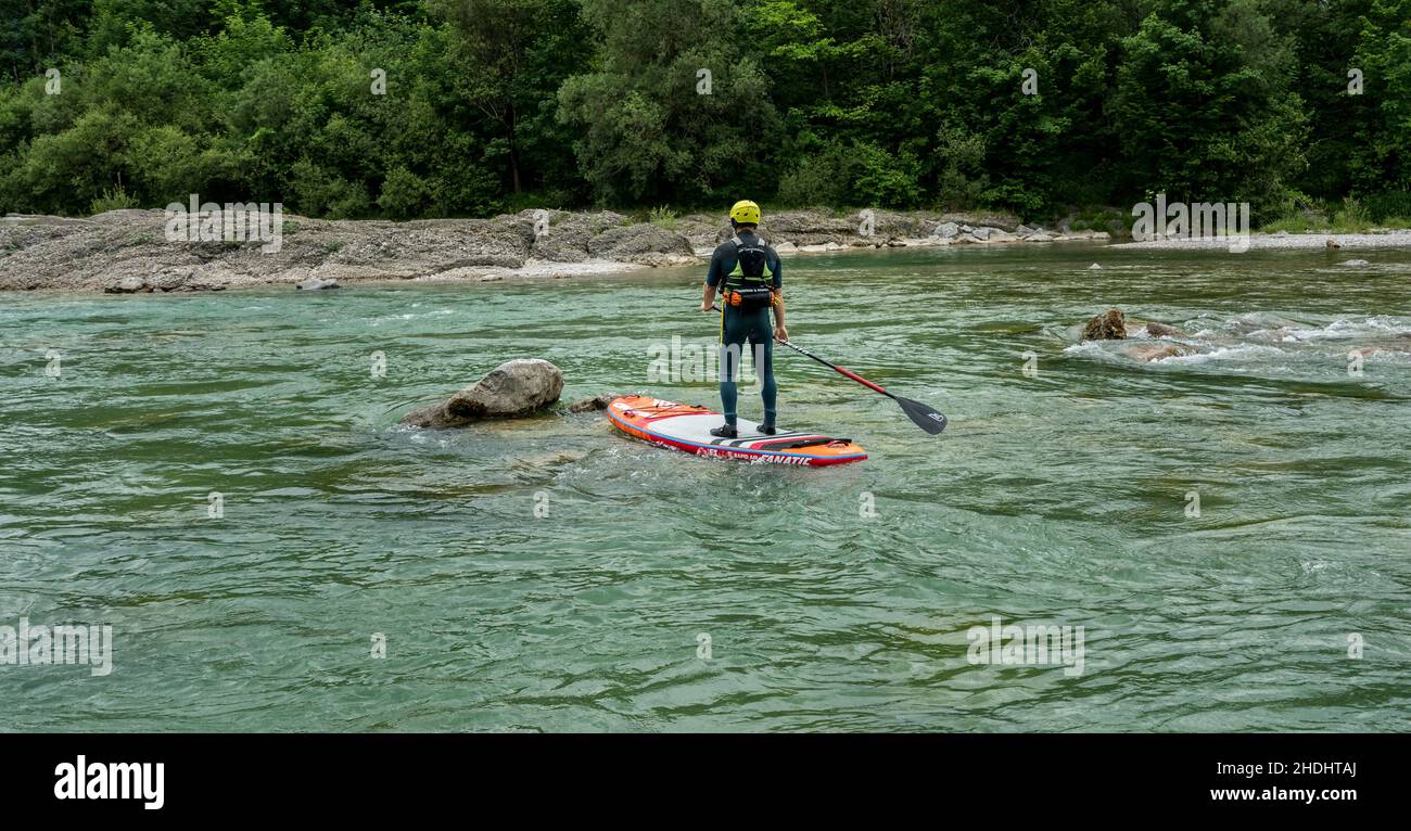 Boy stand up paddling hi-res stock photography and images - Alamy