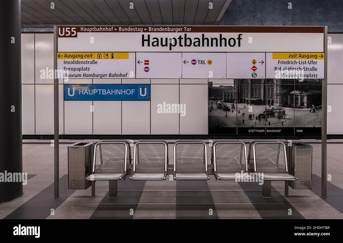 berlin, subway train, main station, subway trains, main stations Stock ...