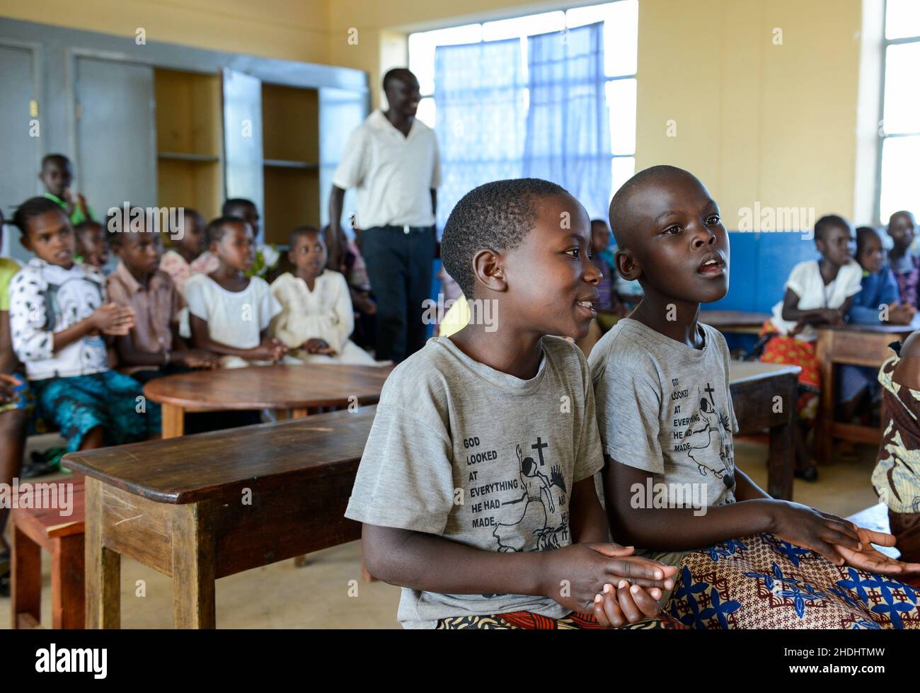 TANZANIA Mara, Tarime, village Masanga, region of the Kuria tribe who ...