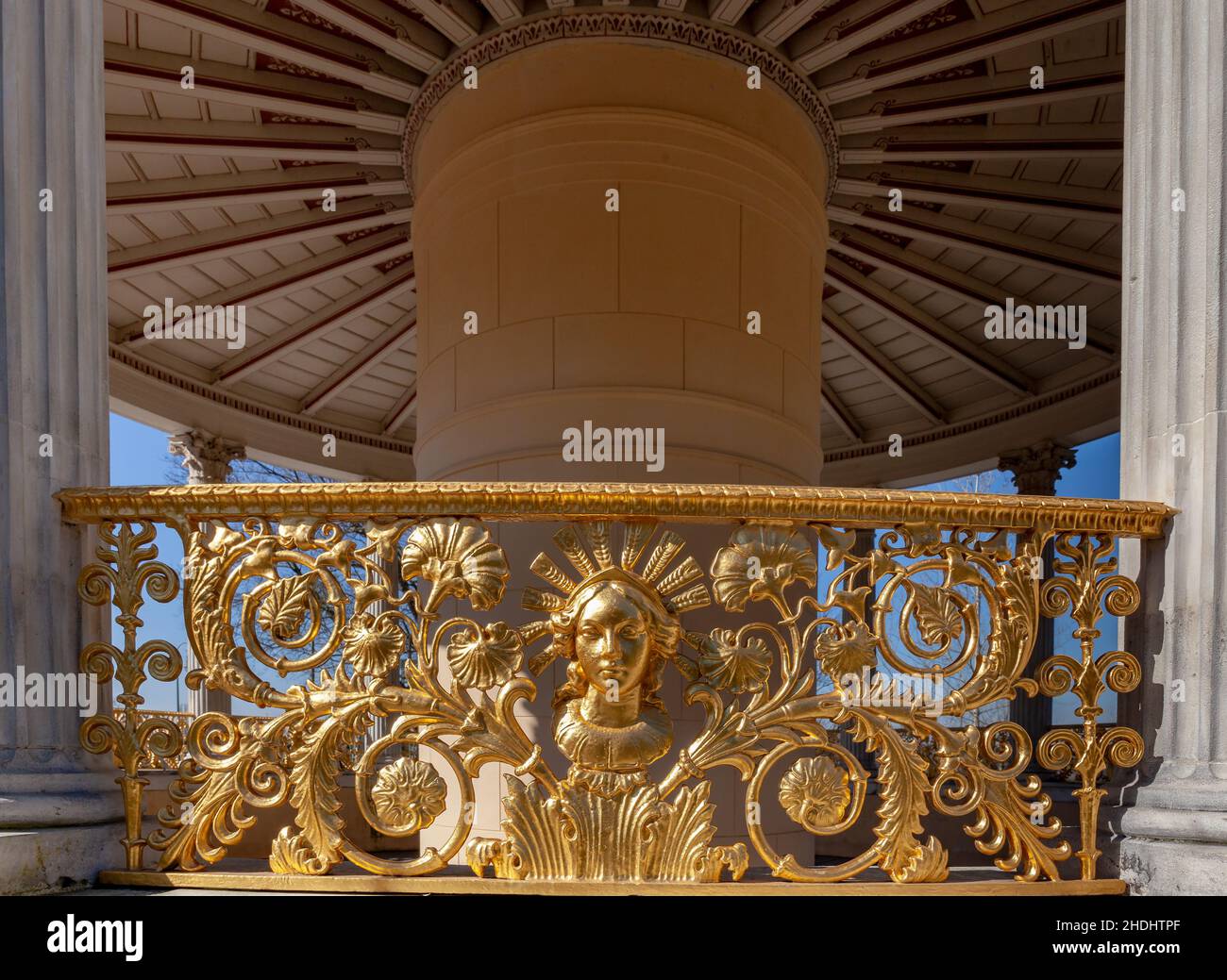 Gilded railing hi-res stock photography and images - Alamy