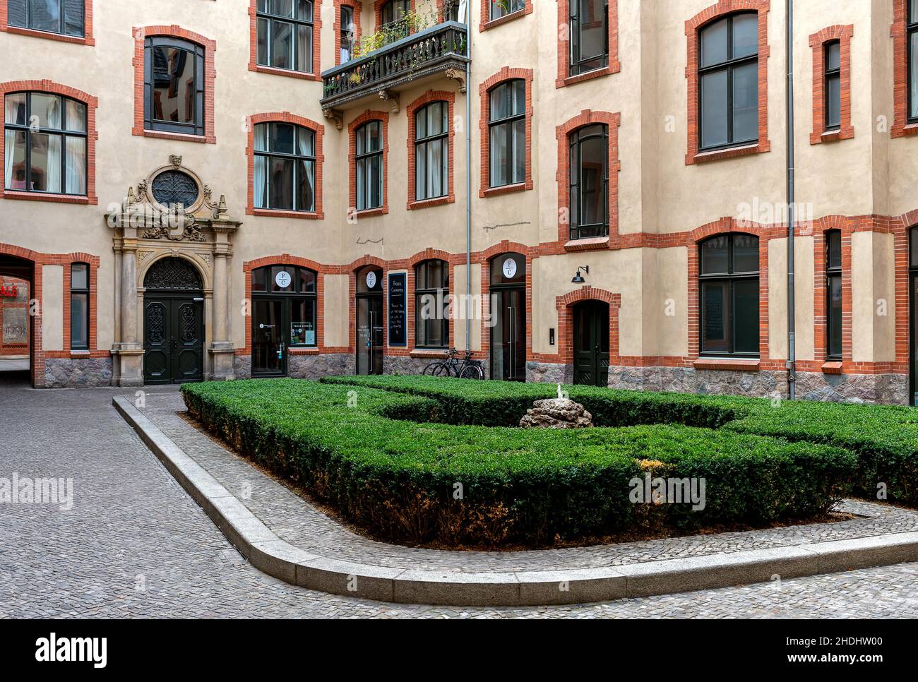 Restored courtyard house hi-res stock photography and images - Alamy