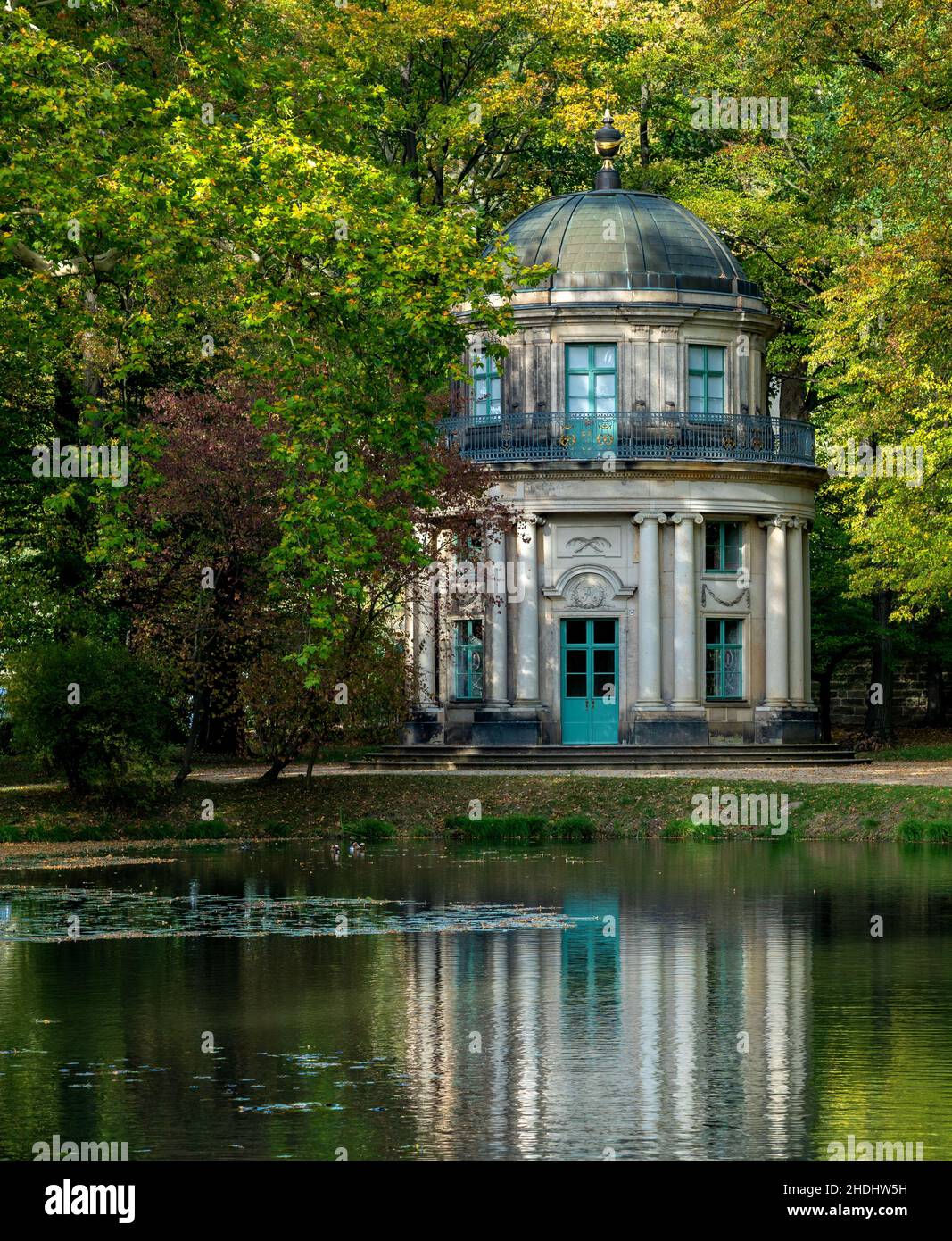 park, castle pillnitz, english pavilion, parks, schloss pillnitzs Stock ...