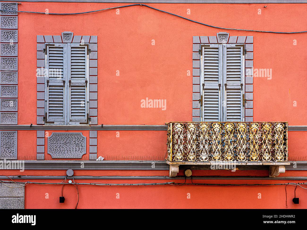 window, balcony, old house, windows, balconies, old houses Stock Photo ...