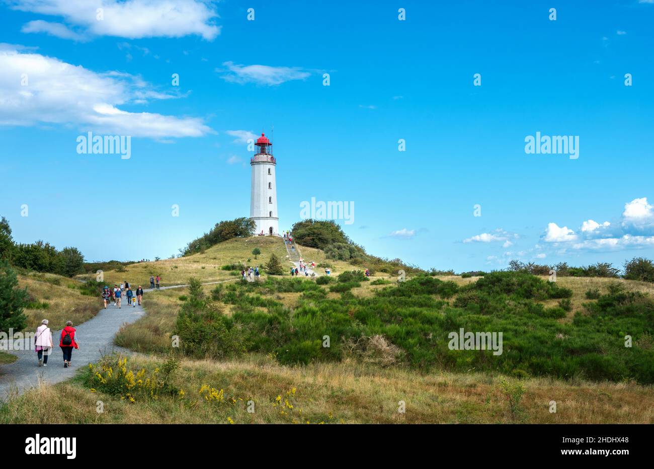 hiddensee, lighthouse dornbusch, hiddensees Stock Photo - Alamy