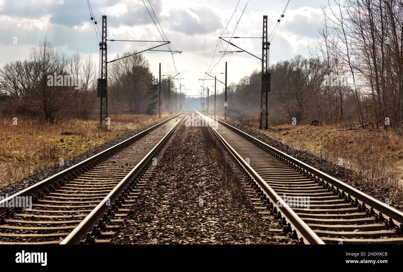 Track beds hi-res stock photography and images - Alamy