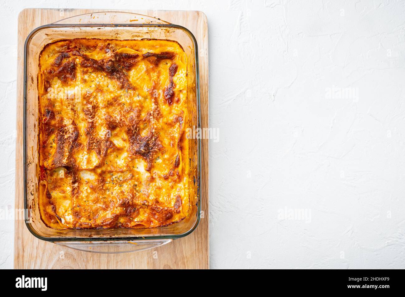Classic meat lasagna with cheese Bechamel and Bolognese sauce set, in ...