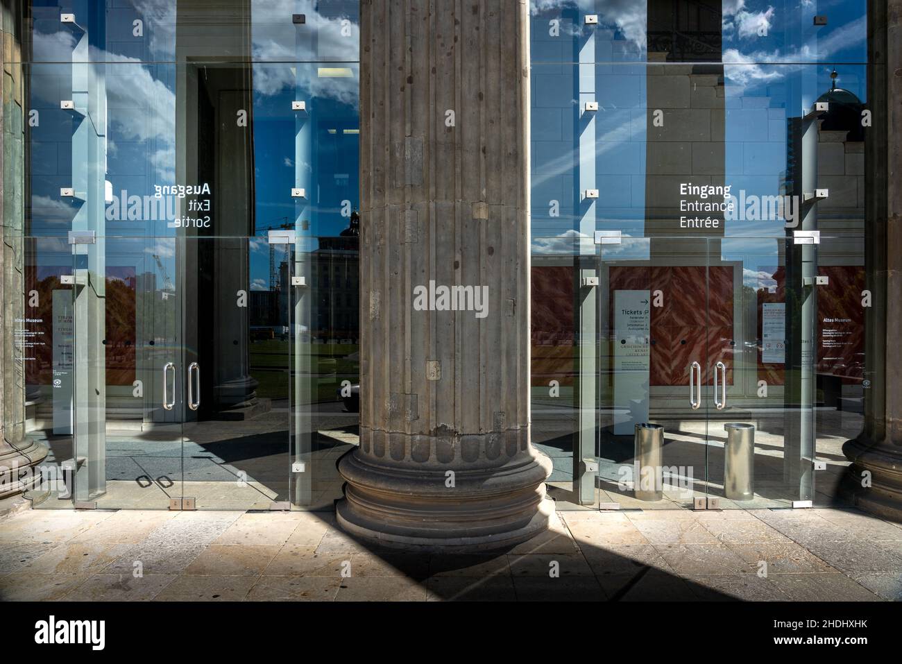 glass door, doorway, old museum, glass doors, doorways, altes museums ...