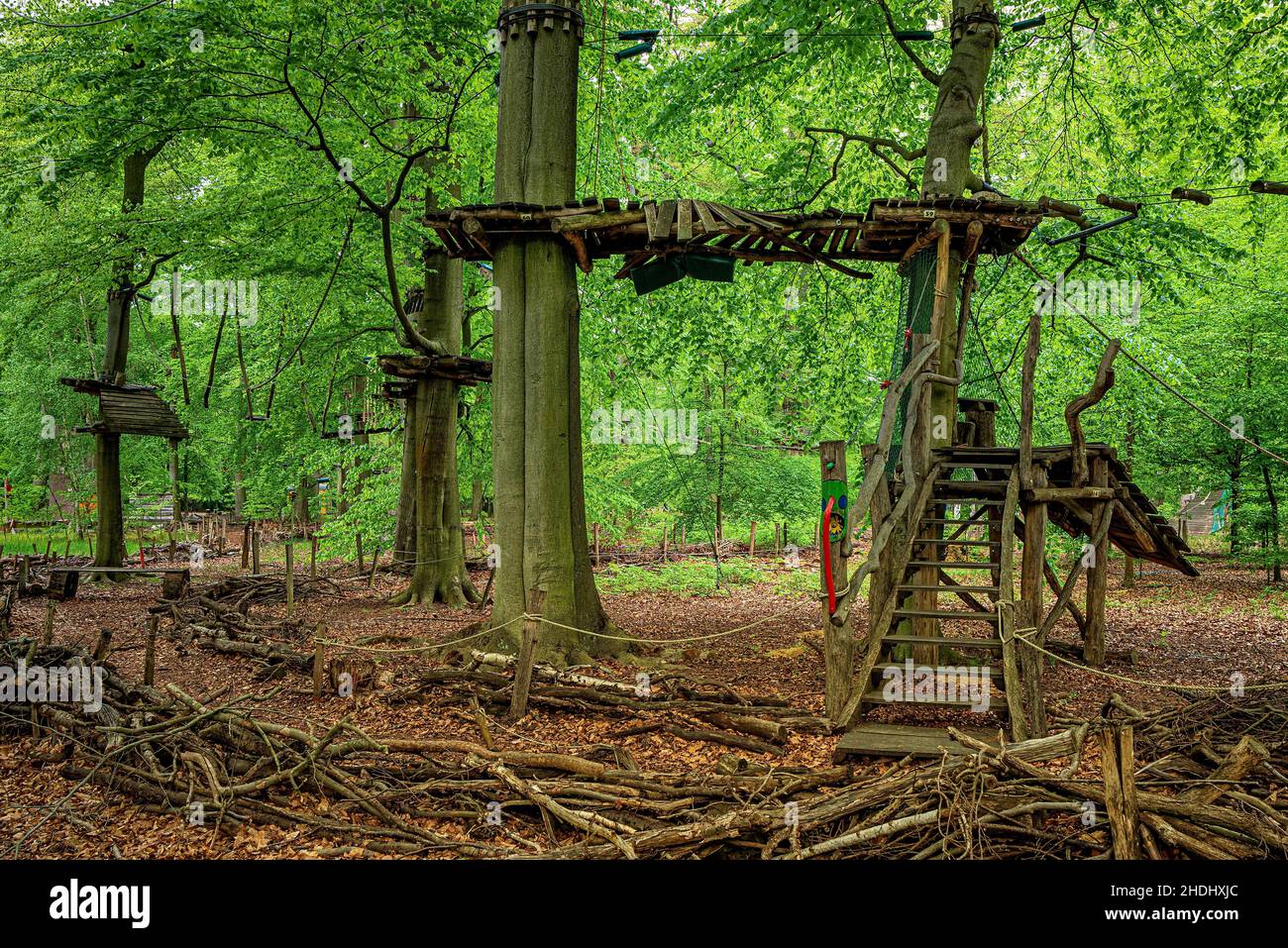 High ropes courses hi-res stock photography and images - Alamy