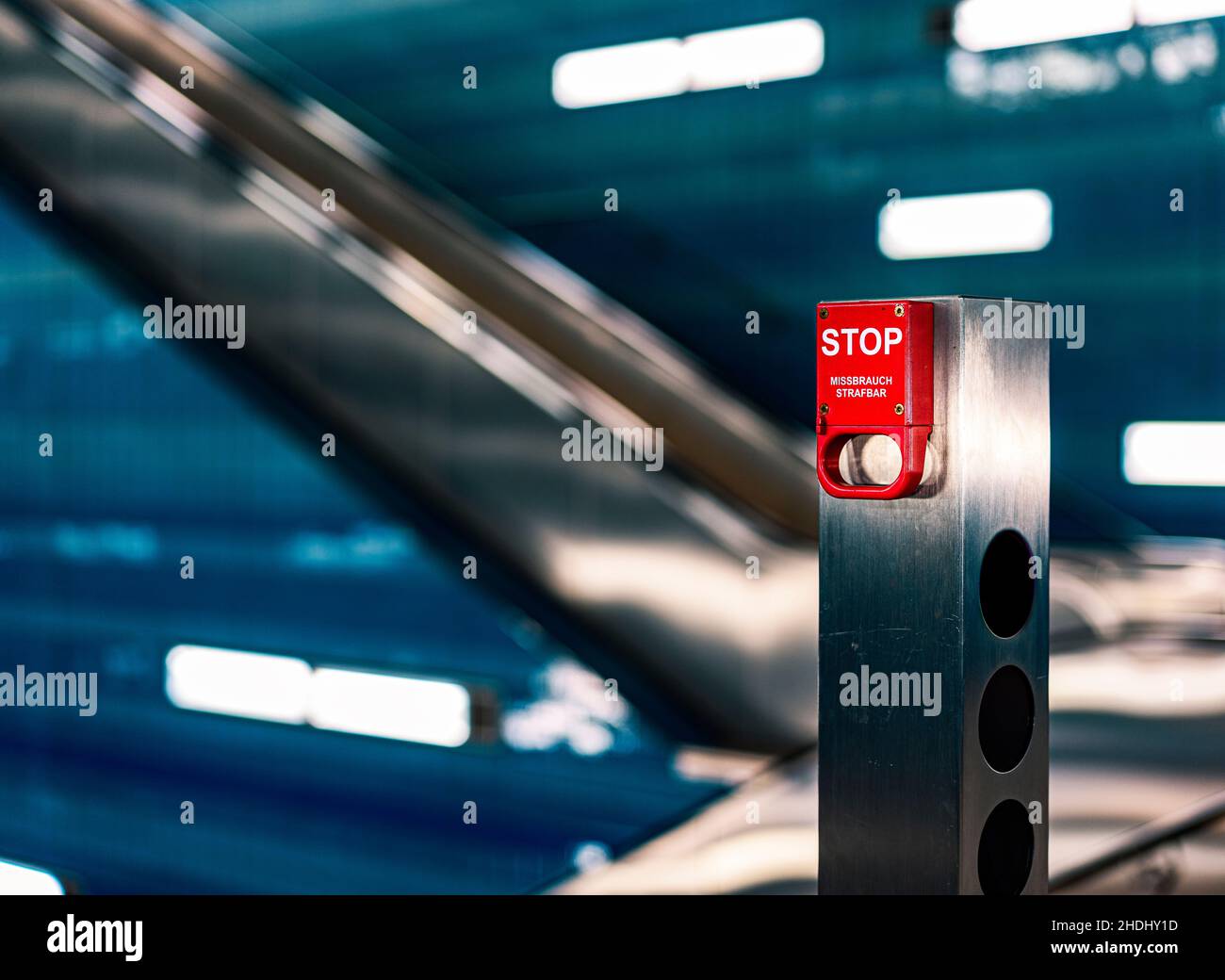 stop, escalator, emergency brake, stops, escalators, emergency brakes ...