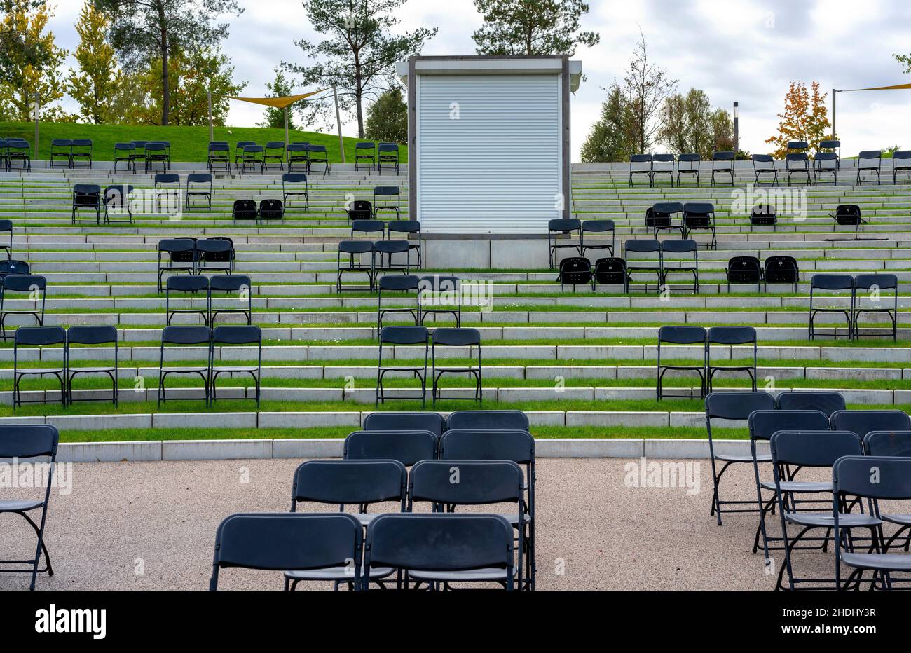seating, outdoor stage, outdoor stages Stock Photo - Alamy