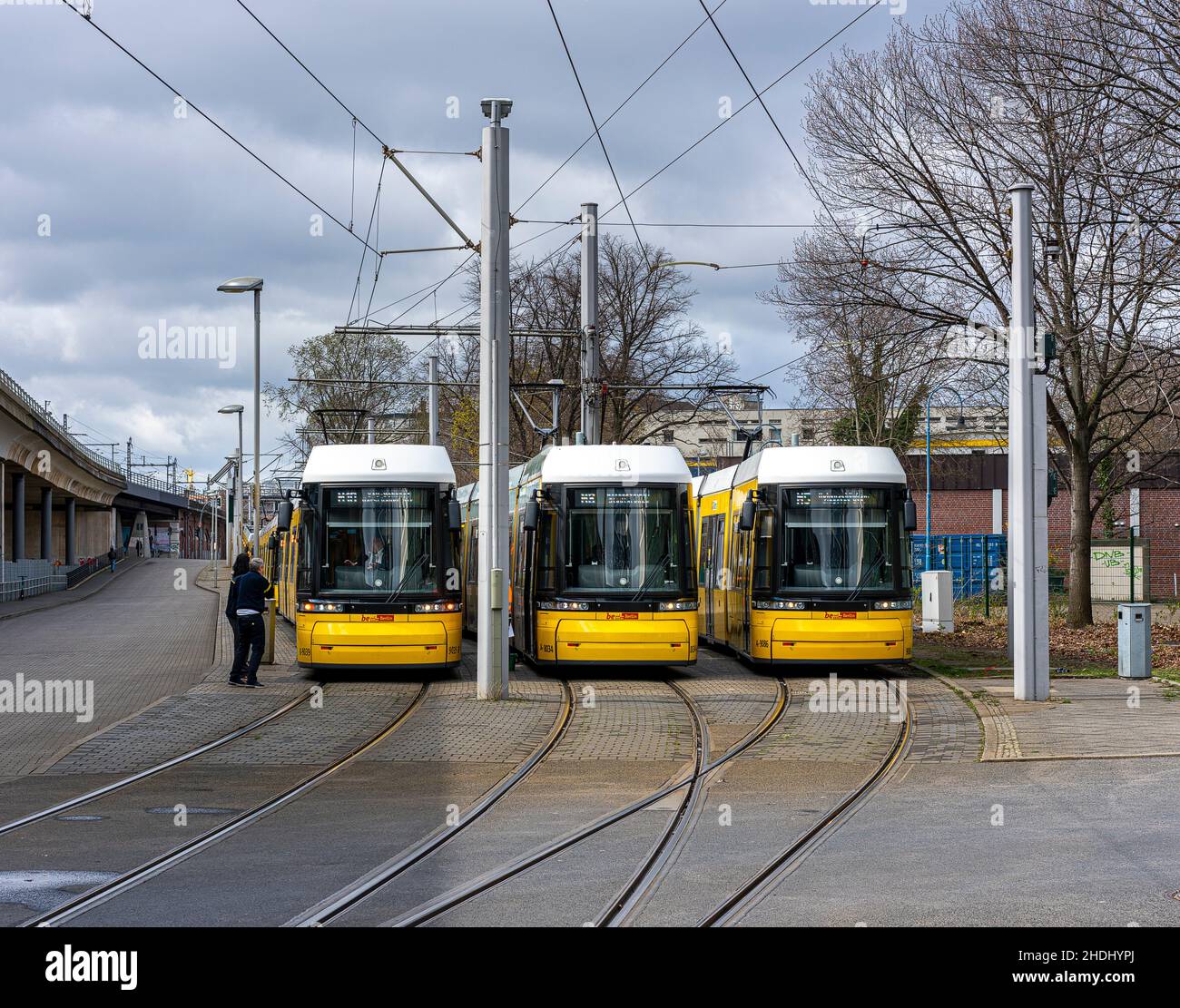 cable car, terminus, berliner verkehrsbetriebe, cable cars Stock Photo ...
