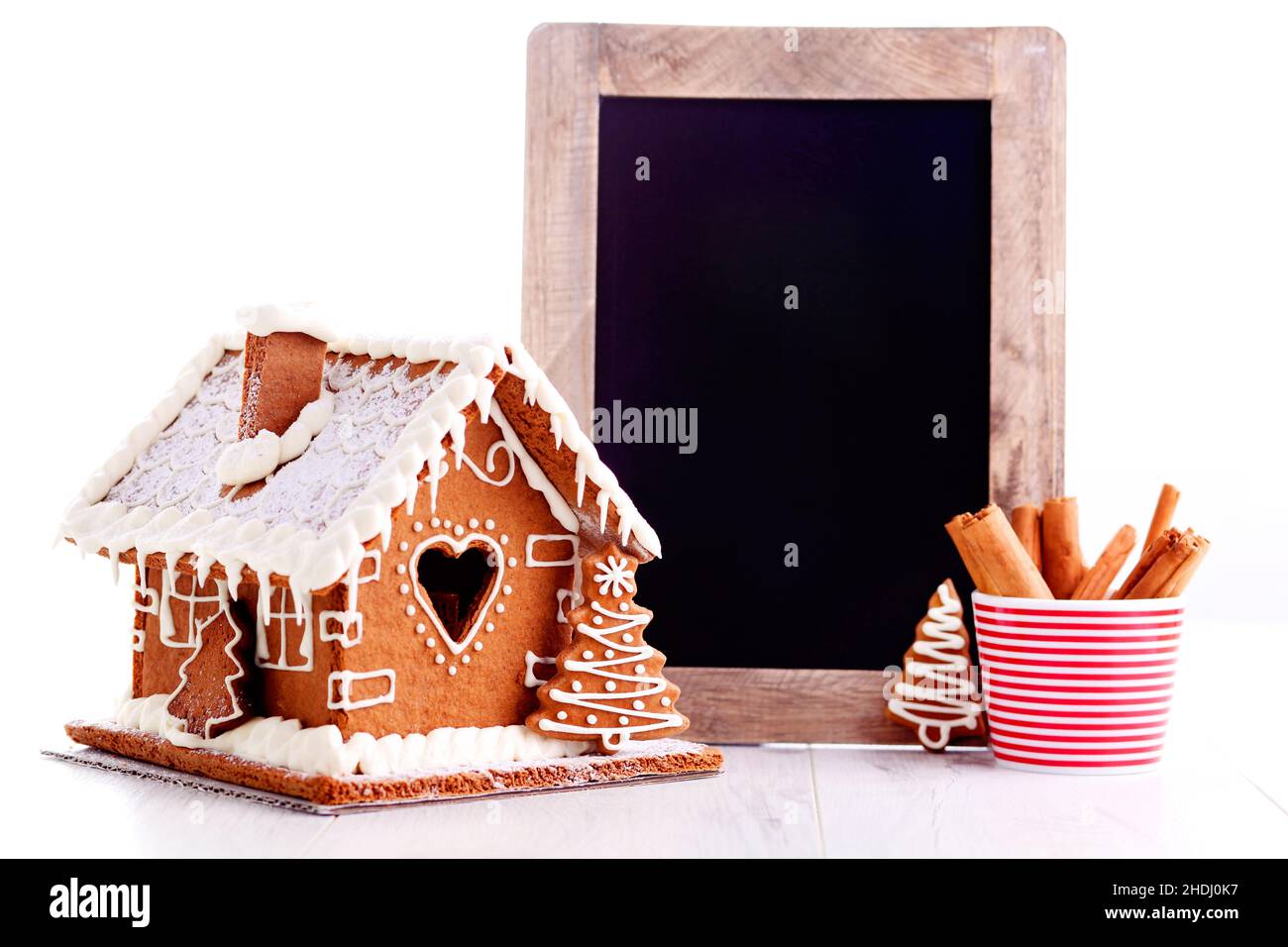 copy space, slate, gingerbread house, copyspace, slates, gingerbread ...
