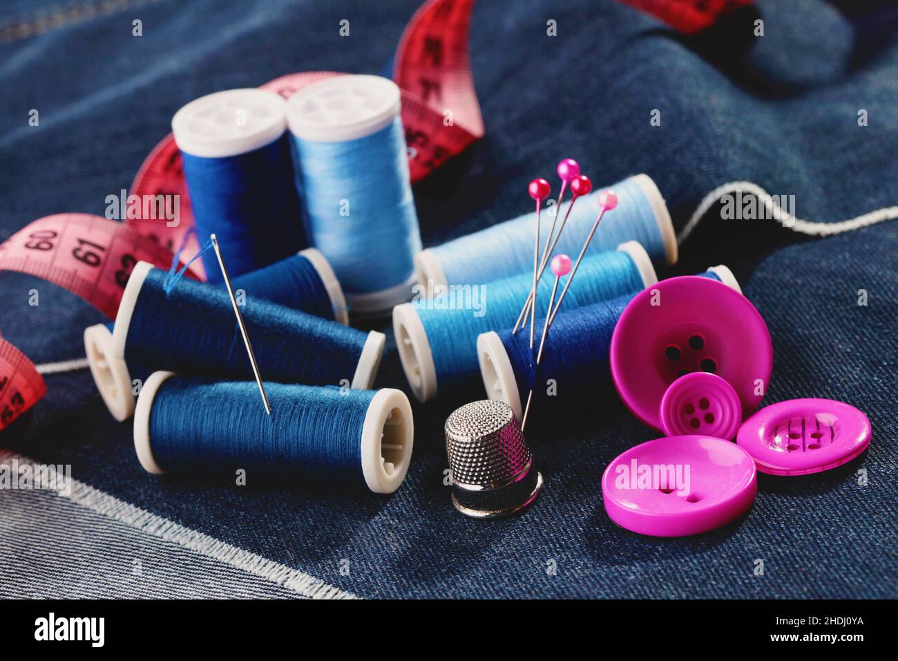 sewing kit, sewing item, sewing kits, sewing, sewing items Stock Photo ...