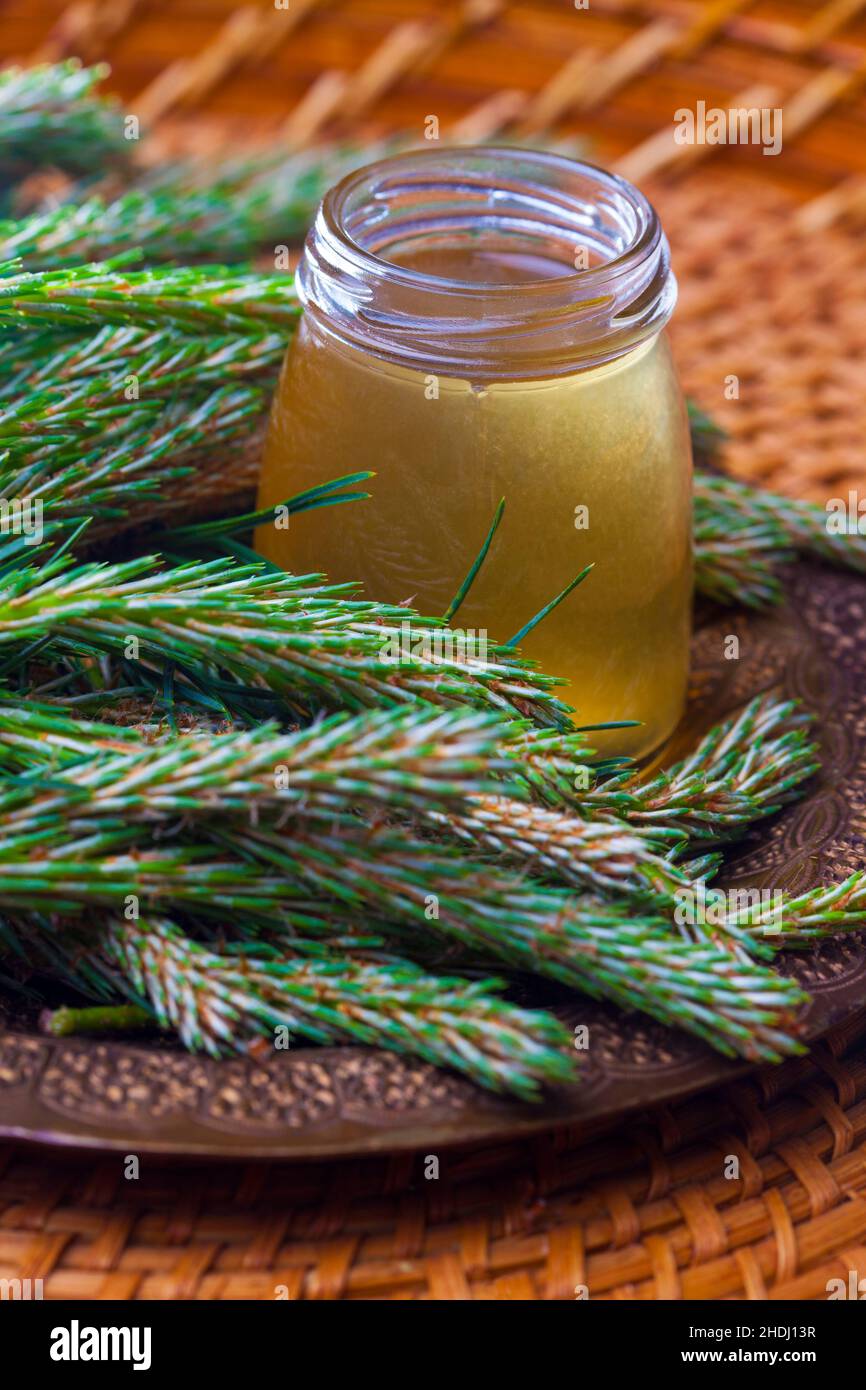 Syrup made of pine hi-res stock photography and images - Alamy