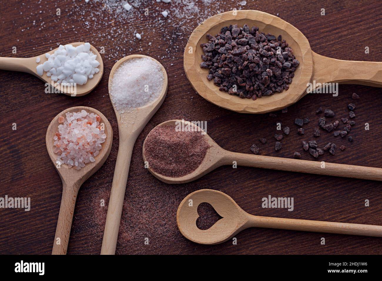 assortment, salt, variety, assortments, salts, varieties Stock Photo ...