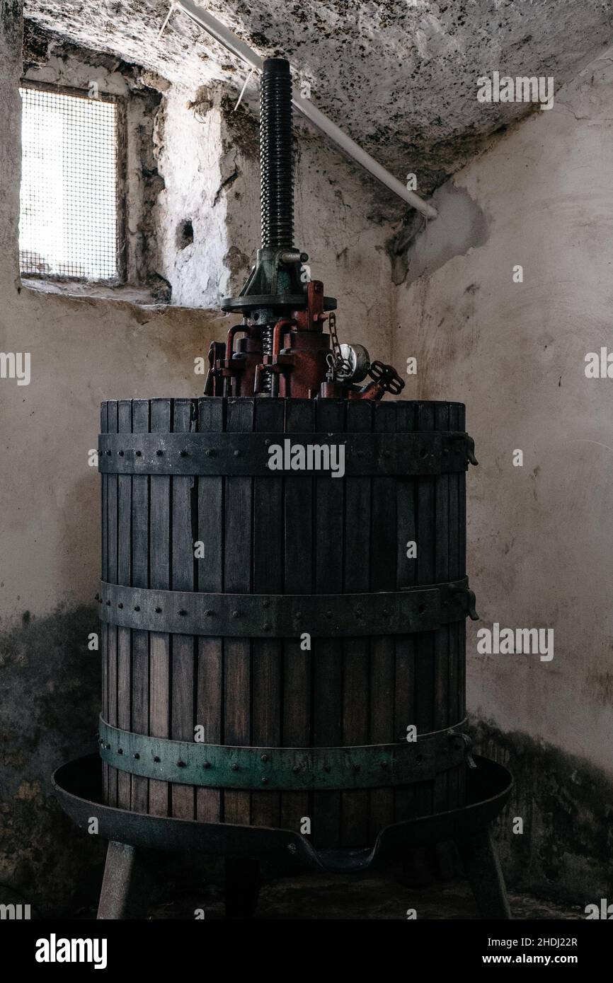 Press the grapes production hi-res stock photography and images - Alamy