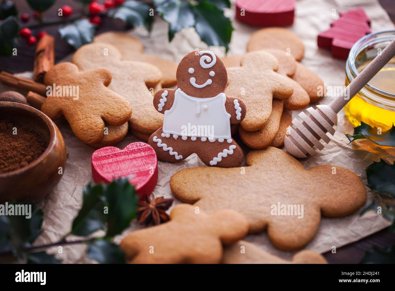 frosting, ornamental, christmas biscuit, gingerbread man, ornates ...