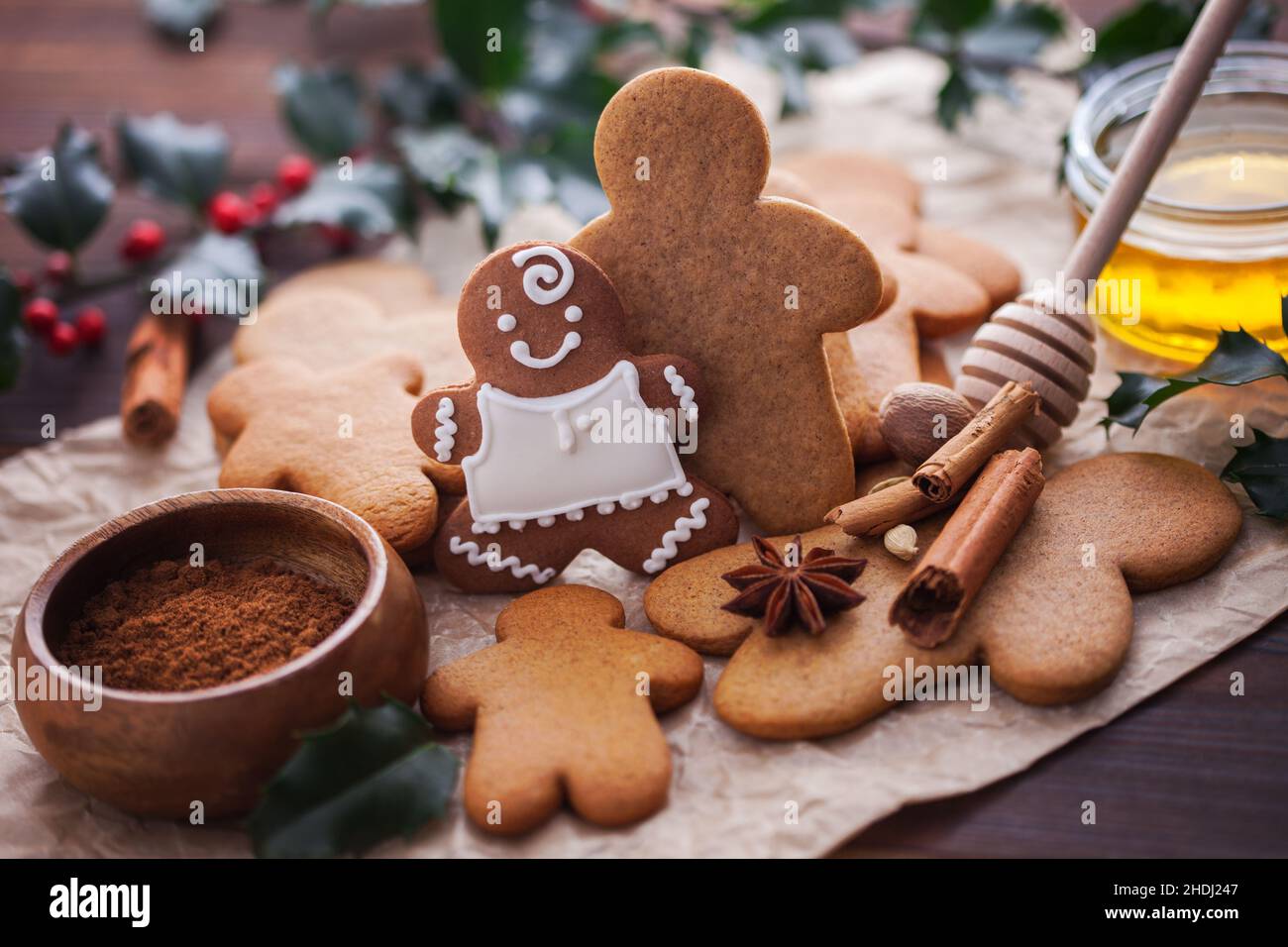 christmas cookies, christmas biscuit, gingerbread man, christmas ...