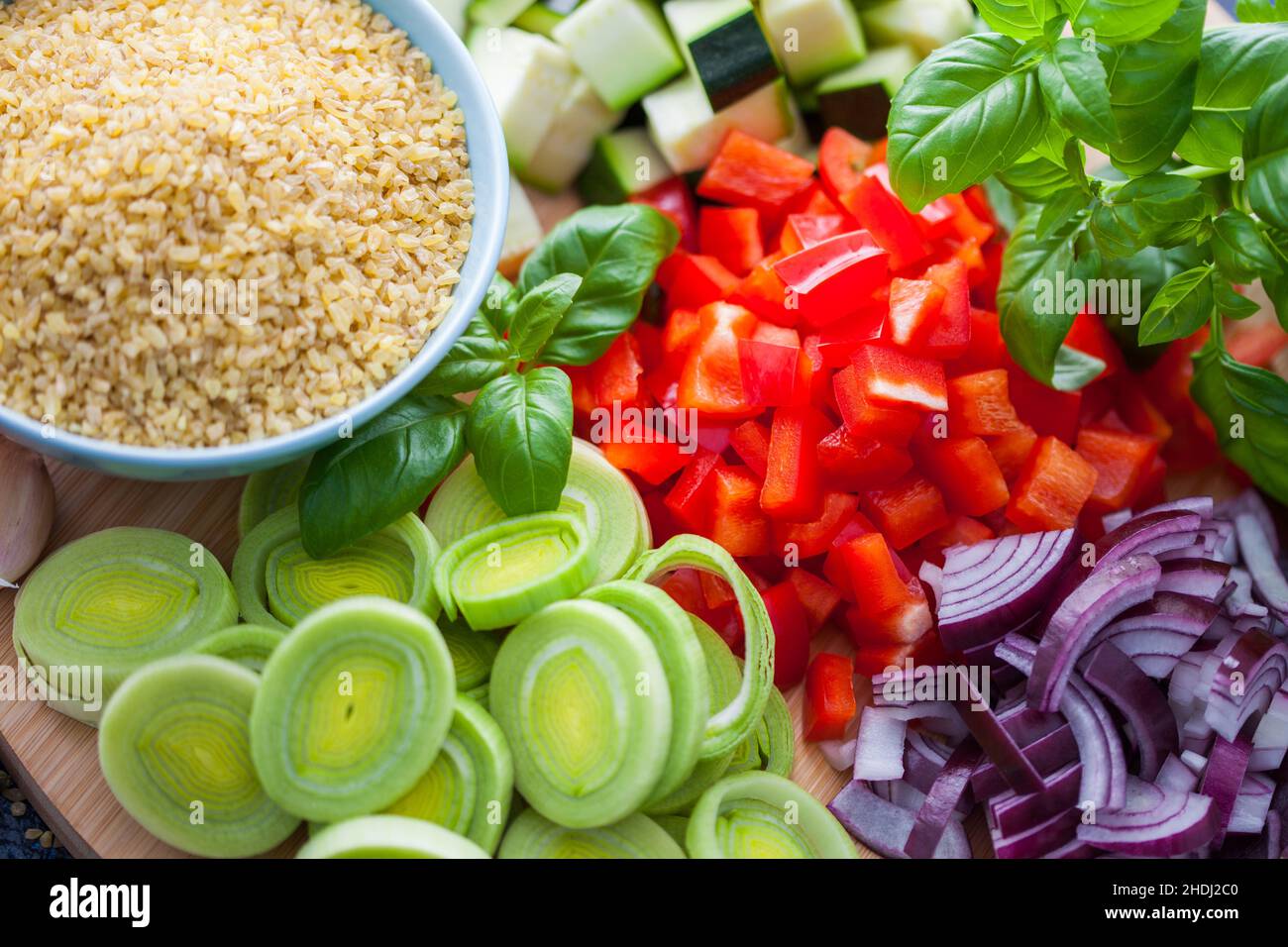 vegetable, ingredient, bulgur, vegetables, ingredients, bulgurs Stock ...
