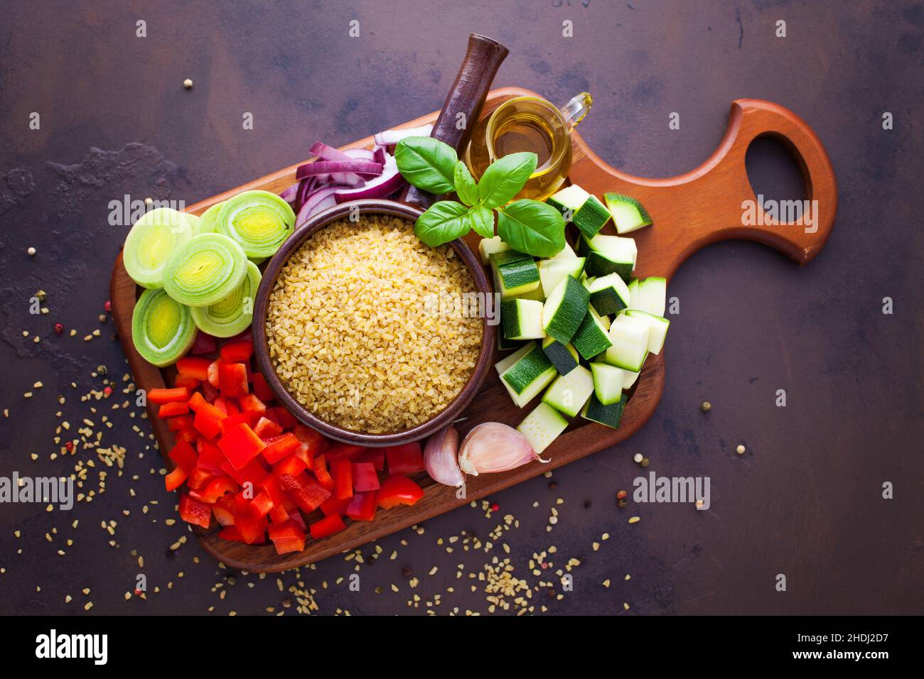 vegetable, ingredient, bulgur, vegetables, ingredients, bulgurs Stock ...