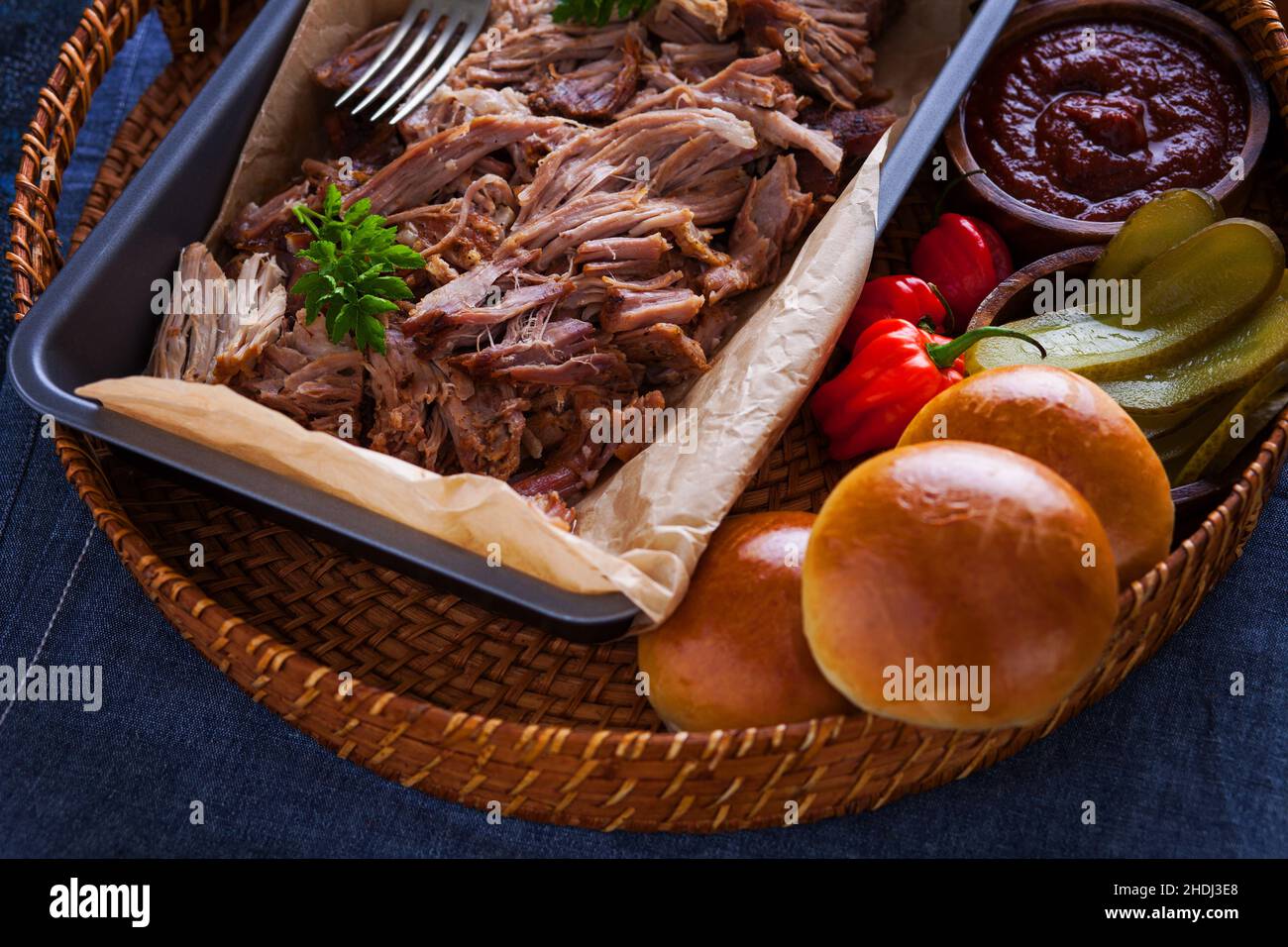 ingredient, barbecue, pulled pork, ingredients, barbecues Stock Photo ...