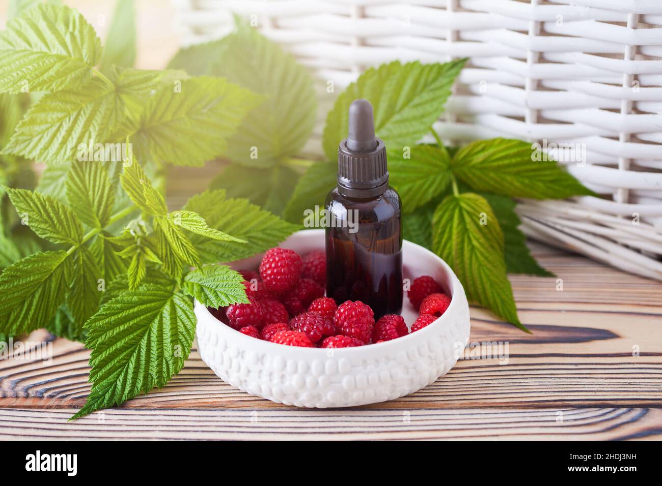 raspberry oil, raspberry seed oil Stock Photo - Alamy