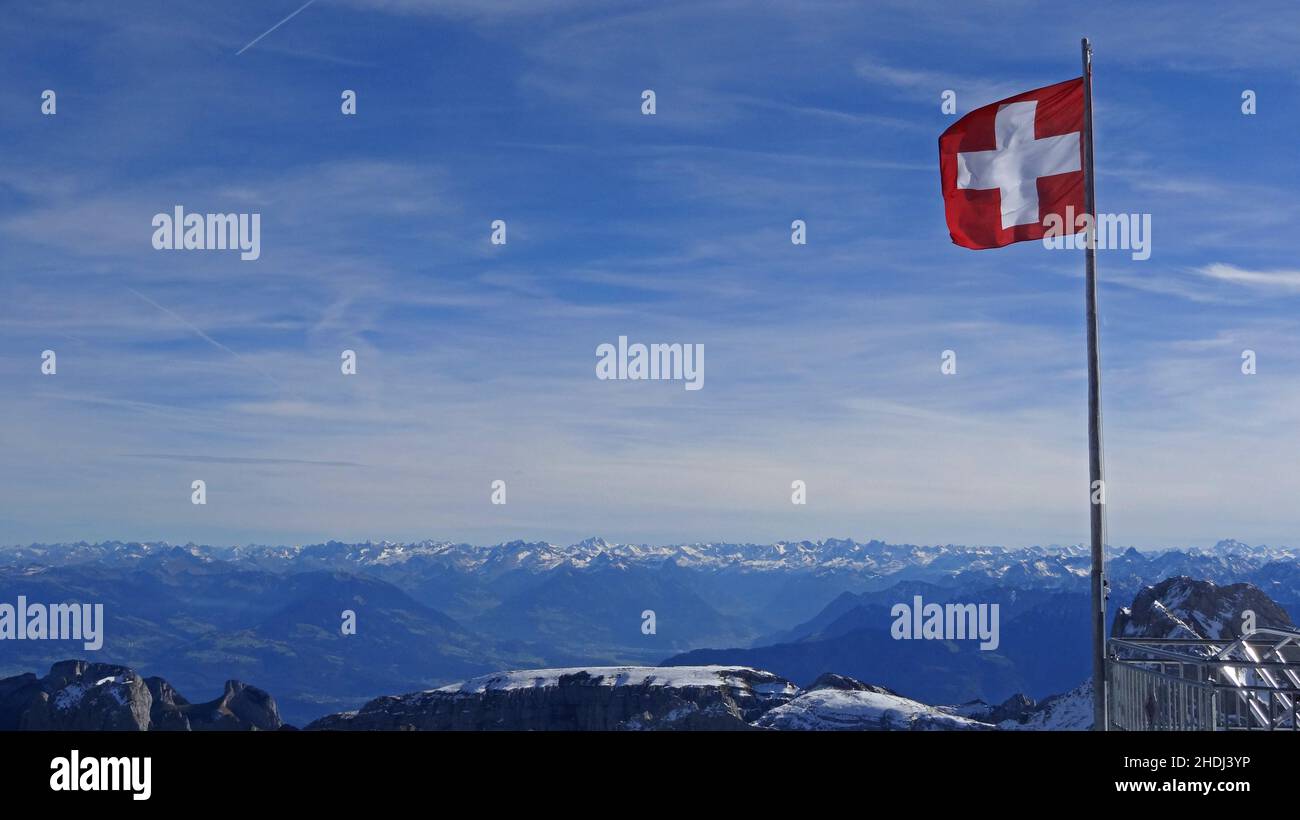 flag, switzerland, flags, switzerlands Stock Photo - Alamy