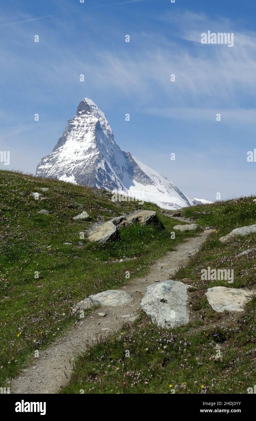 trail, matterhorn, trails, matterhorns Stock Photo - Alamy