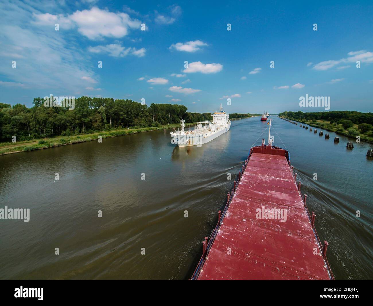 container ship, kiel canal, container ships, kiel canals Stock Photo ...