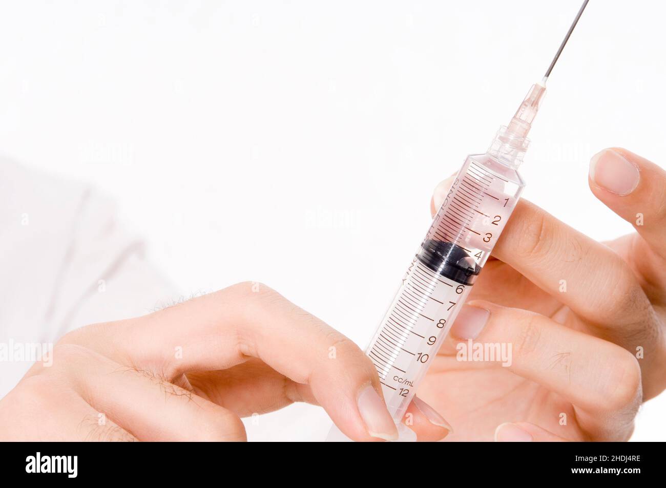 syringe, serum sample, syringes, serum samples Stock Photo - Alamy