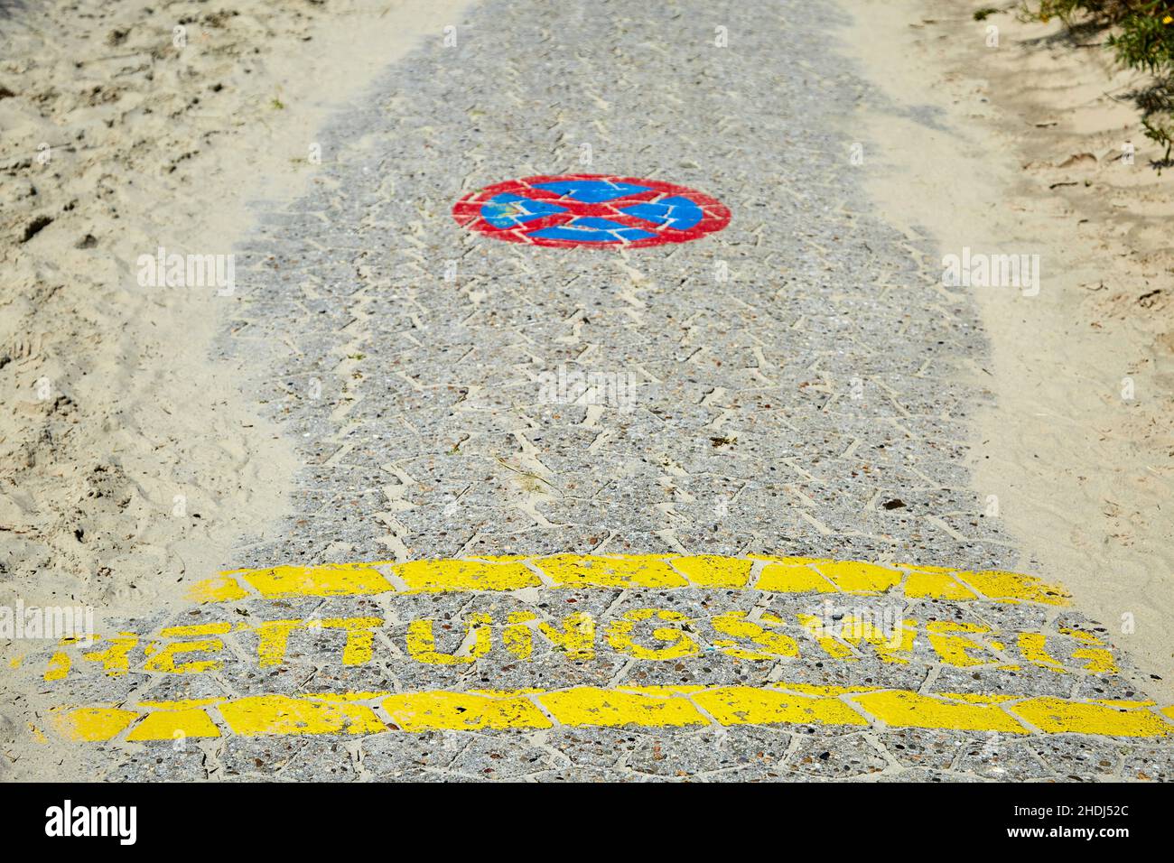 road marking, escape way, escape route, escape ways, exit Stock Photo ...