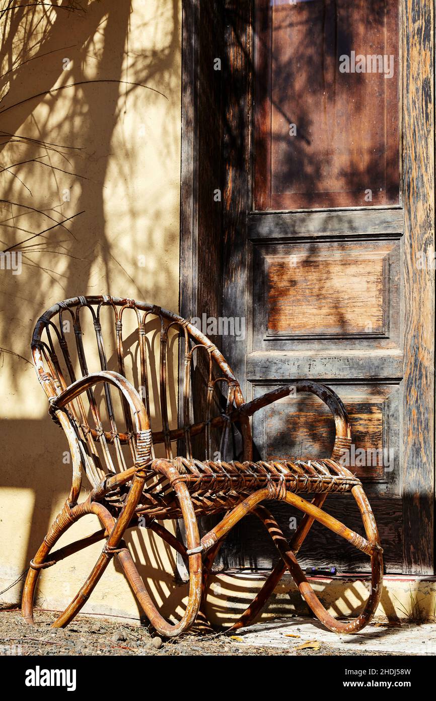 rocking chair, rocking chairs Stock Photo - Alamy