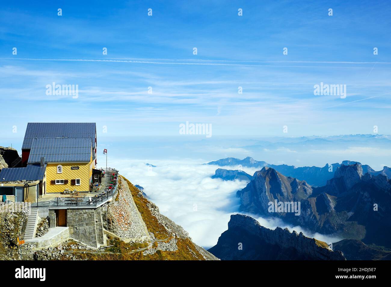mountain lodge, bothy, santis, mountain lodges, bothies, refuge Stock ...