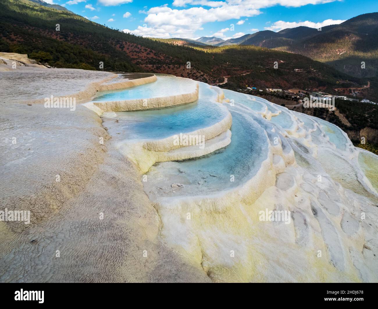pools, limestone, meltwater, pool, limestones, meltwaters Stock Photo ...