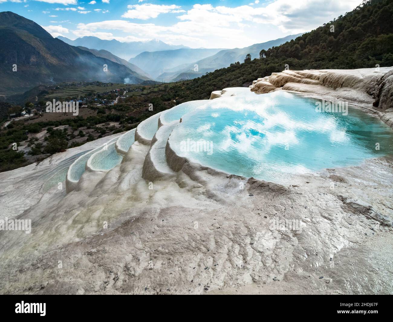 limestone, meltwater, baishuitai, limestones, meltwaters Stock Photo ...