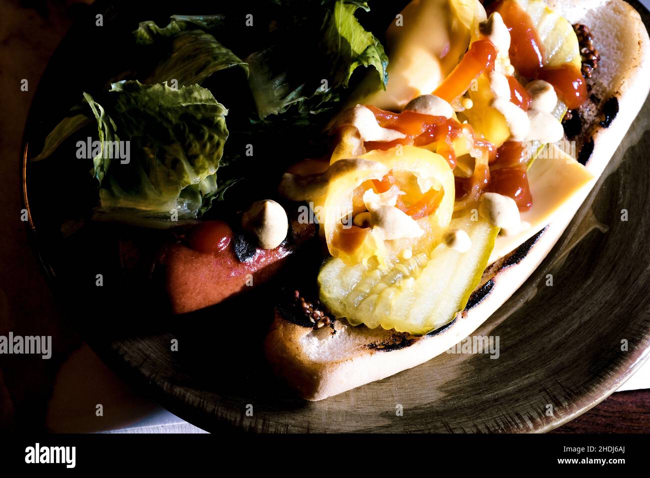 Banana hot dog hi-res stock photography and images - Alamy