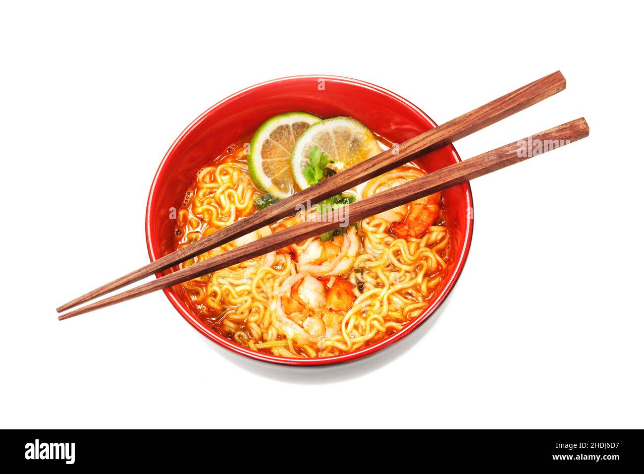 prawn soup, tom yum goong, prawn soups Stock Photo - Alamy