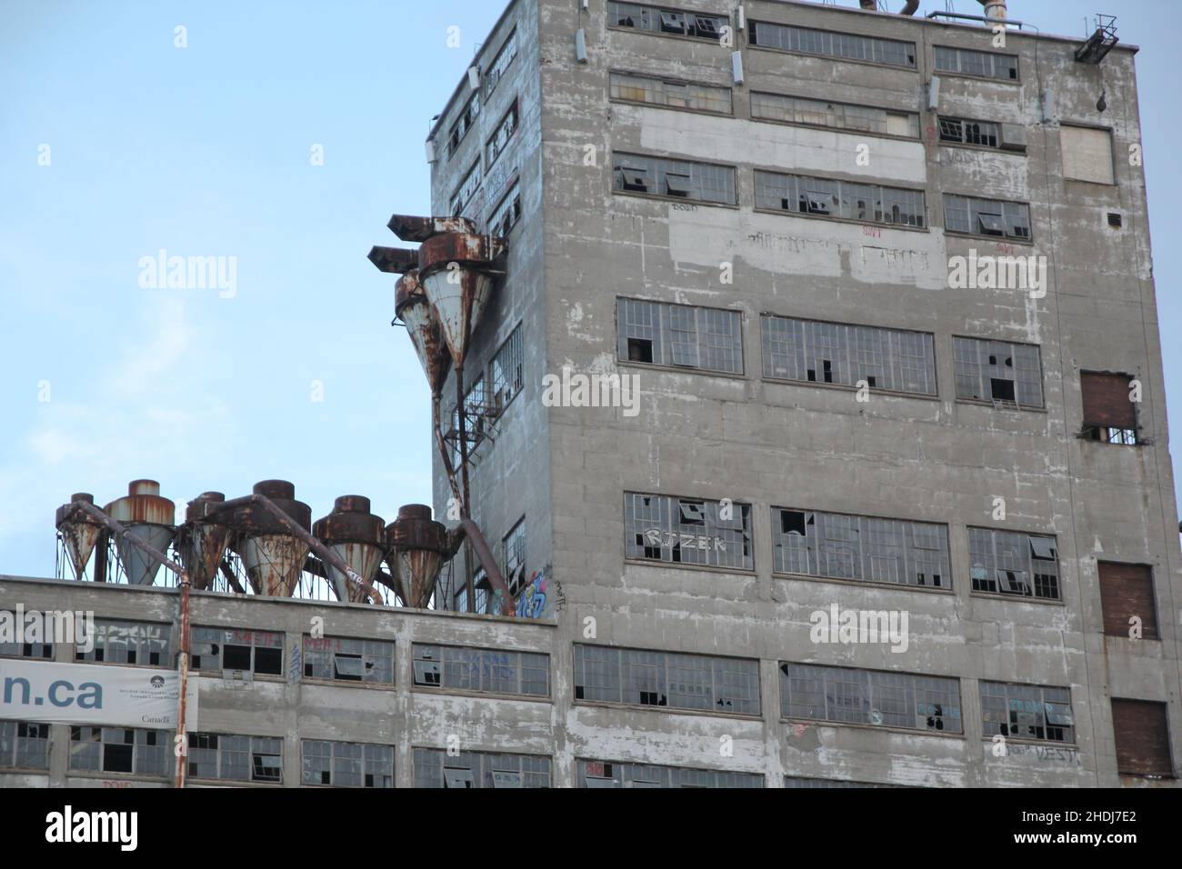 Broken factory tower hi-res stock photography and images - Alamy