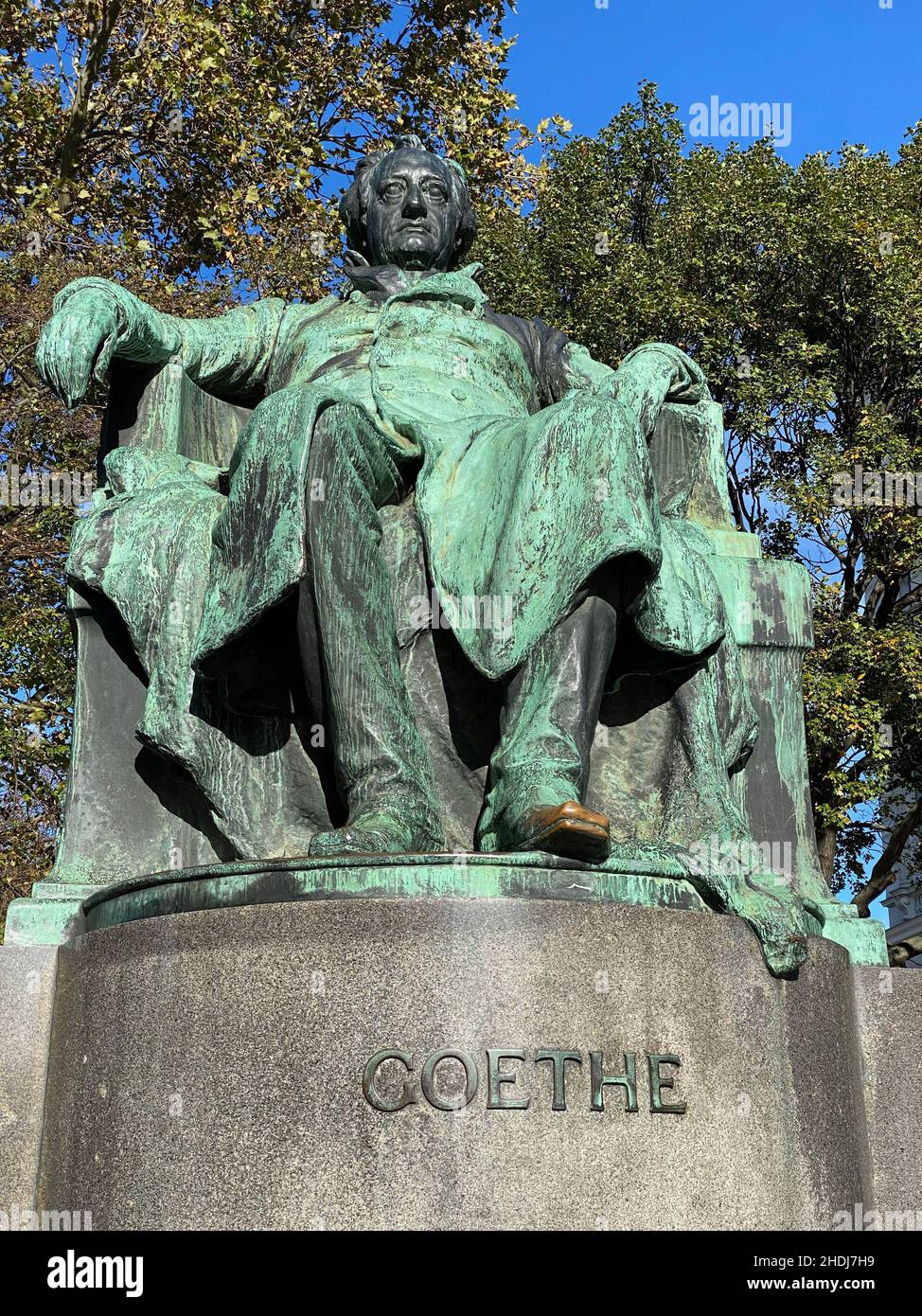 goethe monument, goethe monuments Stock Photo - Alamy