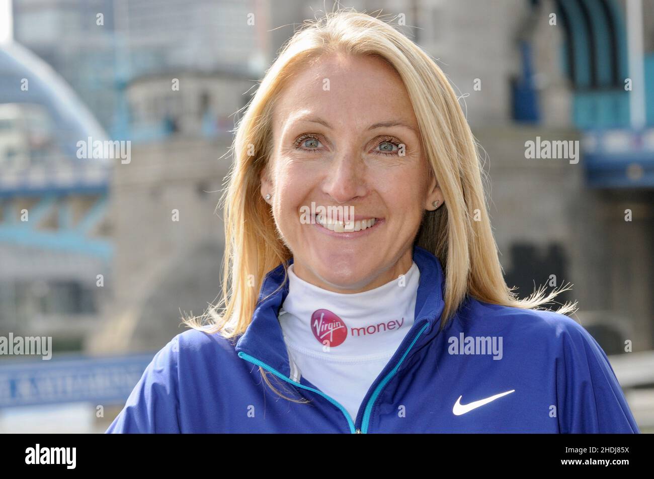 Paula Radcliffe, Virgin Money London Marathon Photocall, Tower Bridge ...