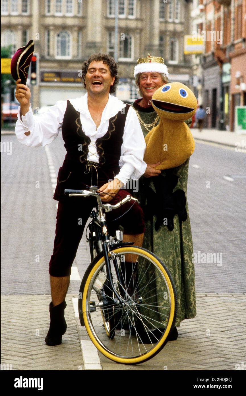 Welsh Comedian Max Boyce with Geoffrey Hayes and Zippy George appearing ...
