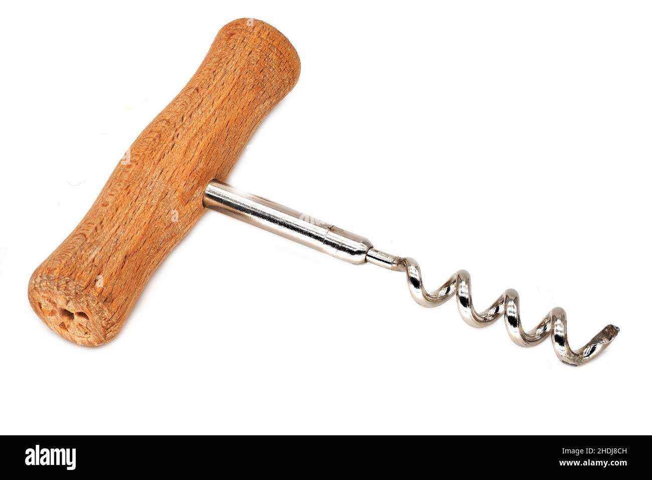 Corkscrews white background Cut Out Stock Images & Pictures - Alamy