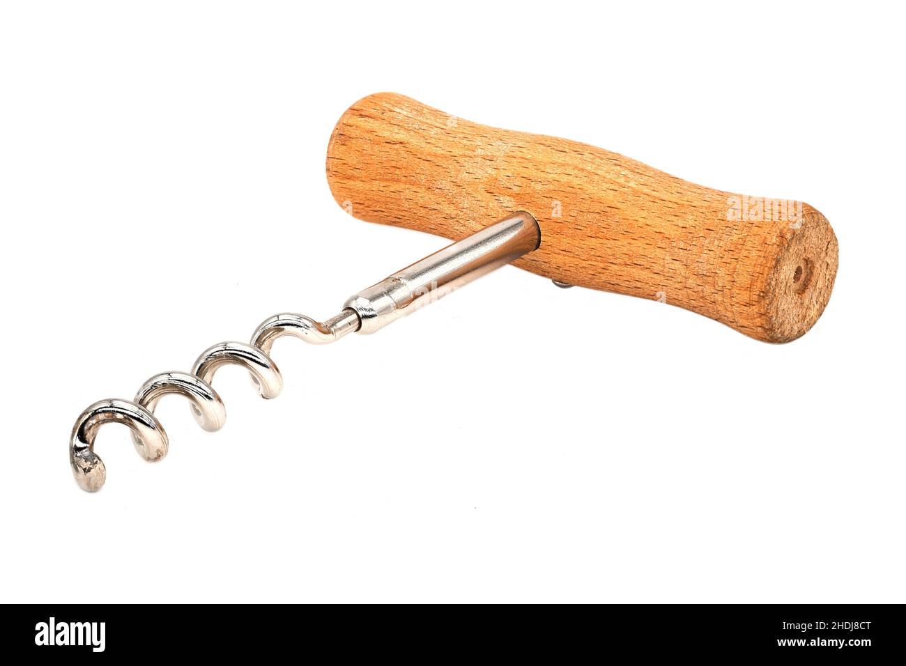 Corkscrews white background Cut Out Stock Images & Pictures - Alamy