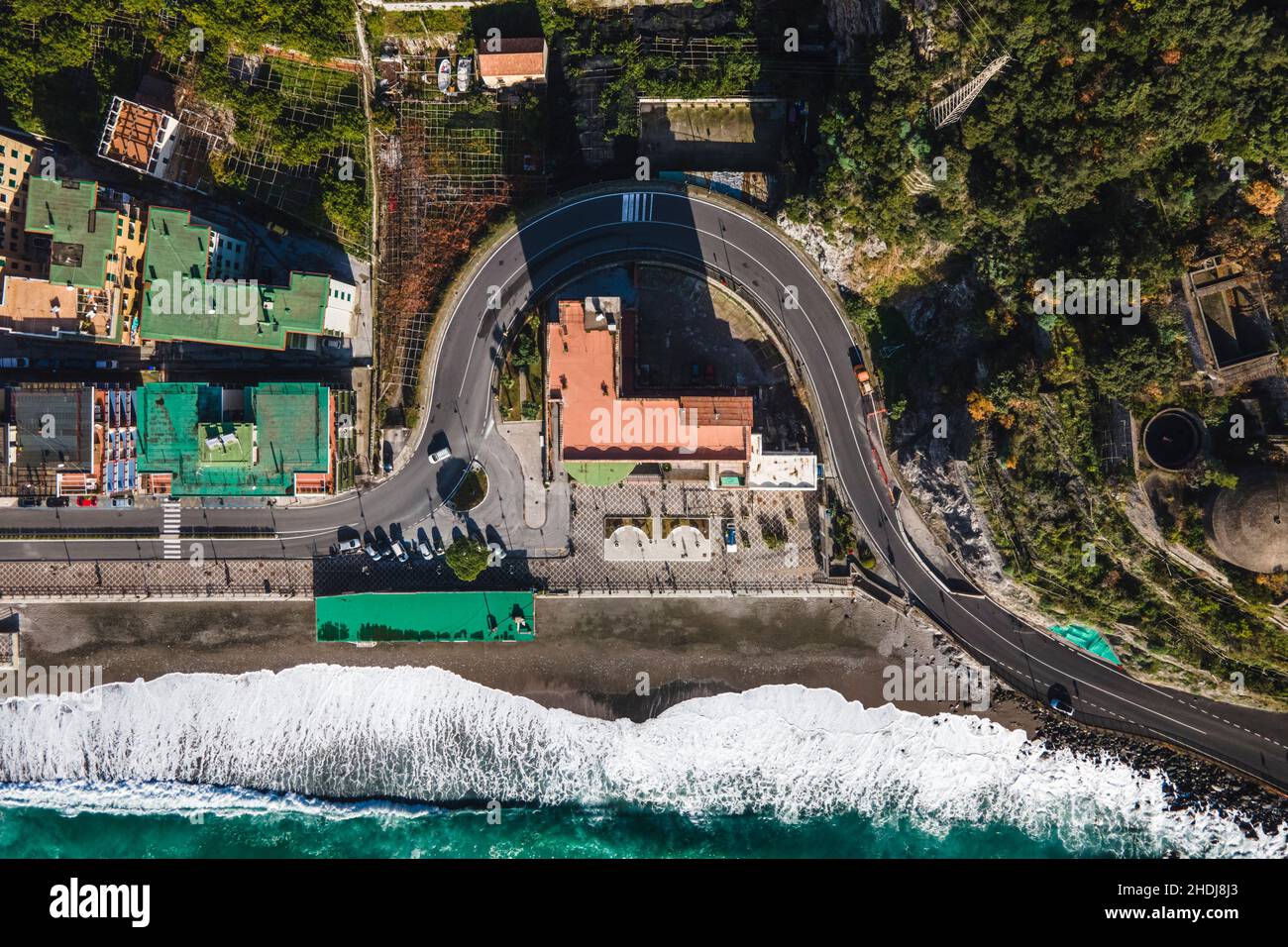 Amalfi drive italy coastal road hi-res stock photography and images - Alamy