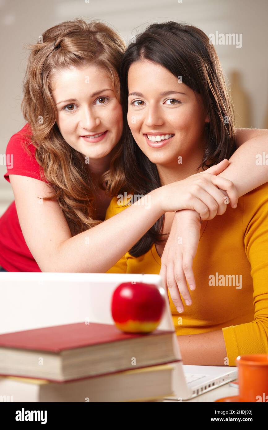 teenager, embracing, girlfriend, teen, teenage, teenagers, teens ...